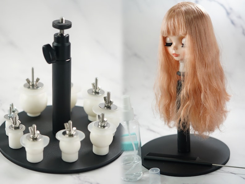 BJD Doll Head Stand Wig Making Stand - Etsy