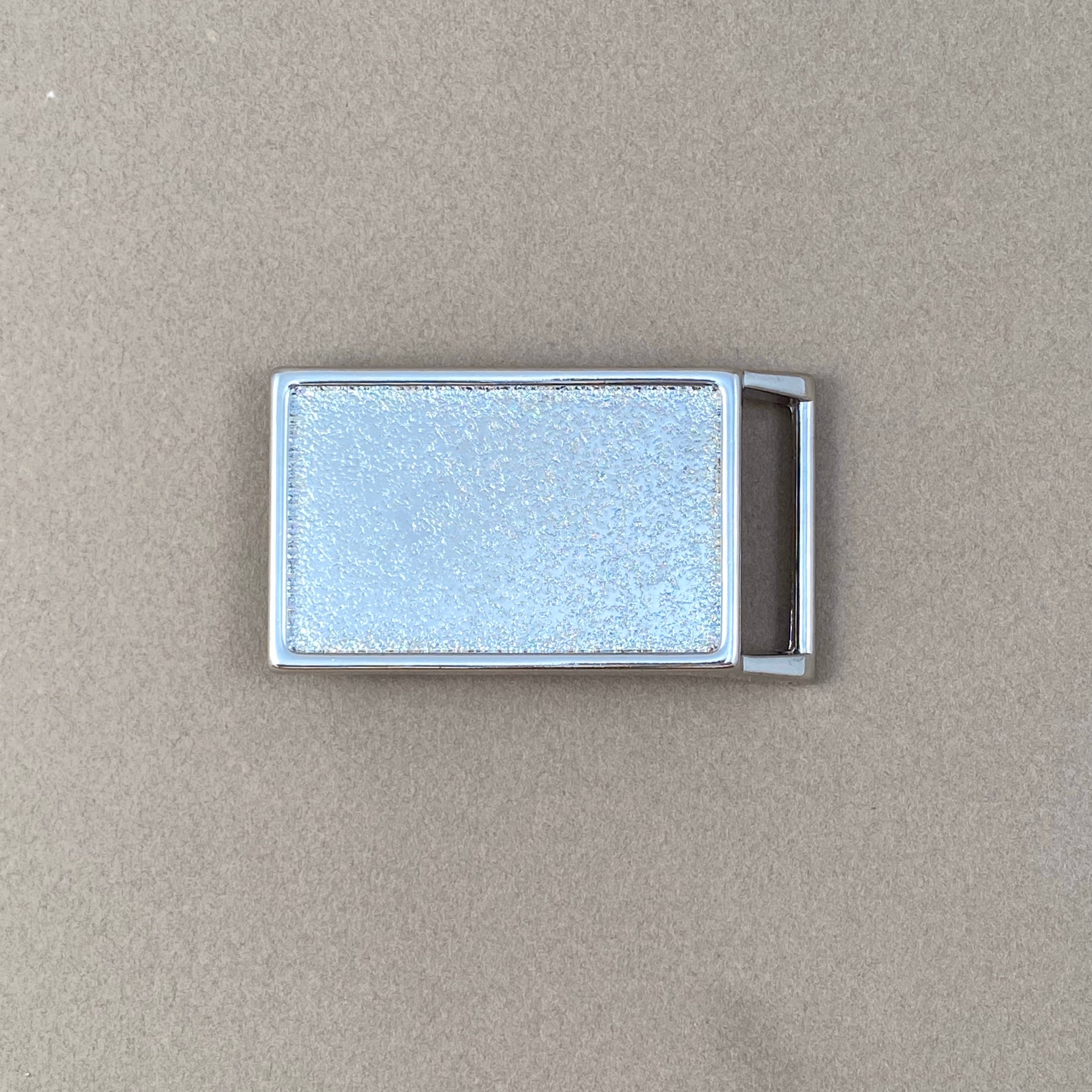 Plain Belt Buckle Blank Nickel Finish DIY Add Photos - Etsy