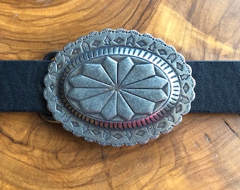 Concho Belt Buckle - Etsy