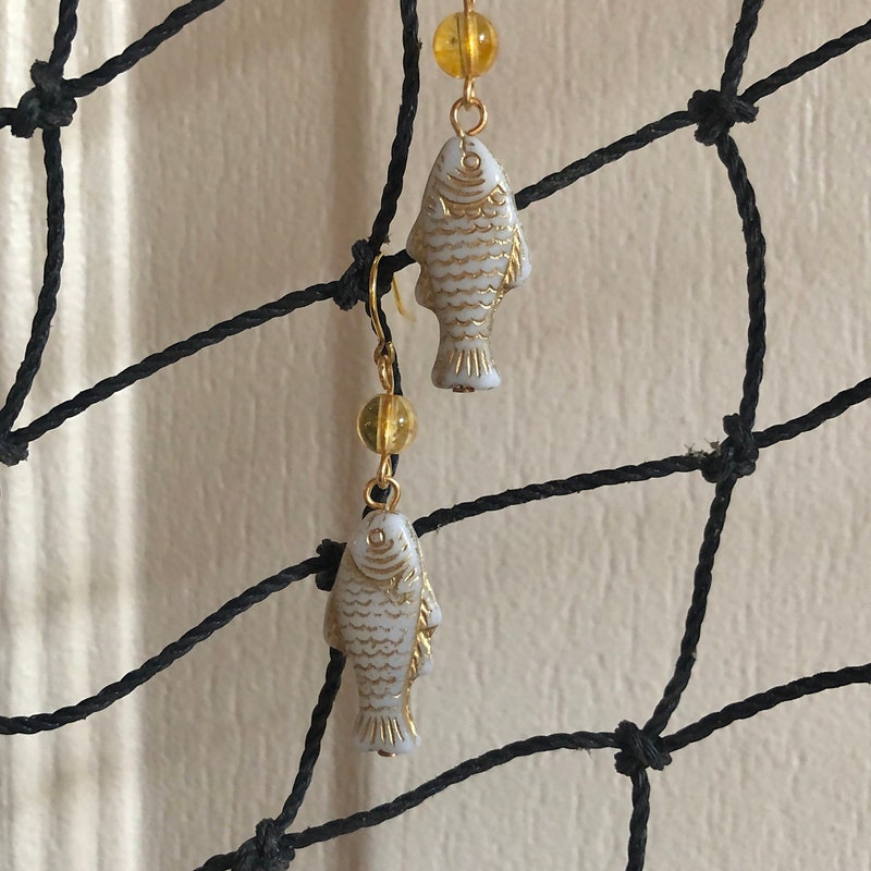 Fish Earrings - Etsy