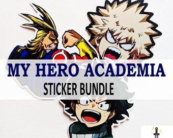 All Might Sticker Anime Stickers My Hero Academiamacbook | Etsy