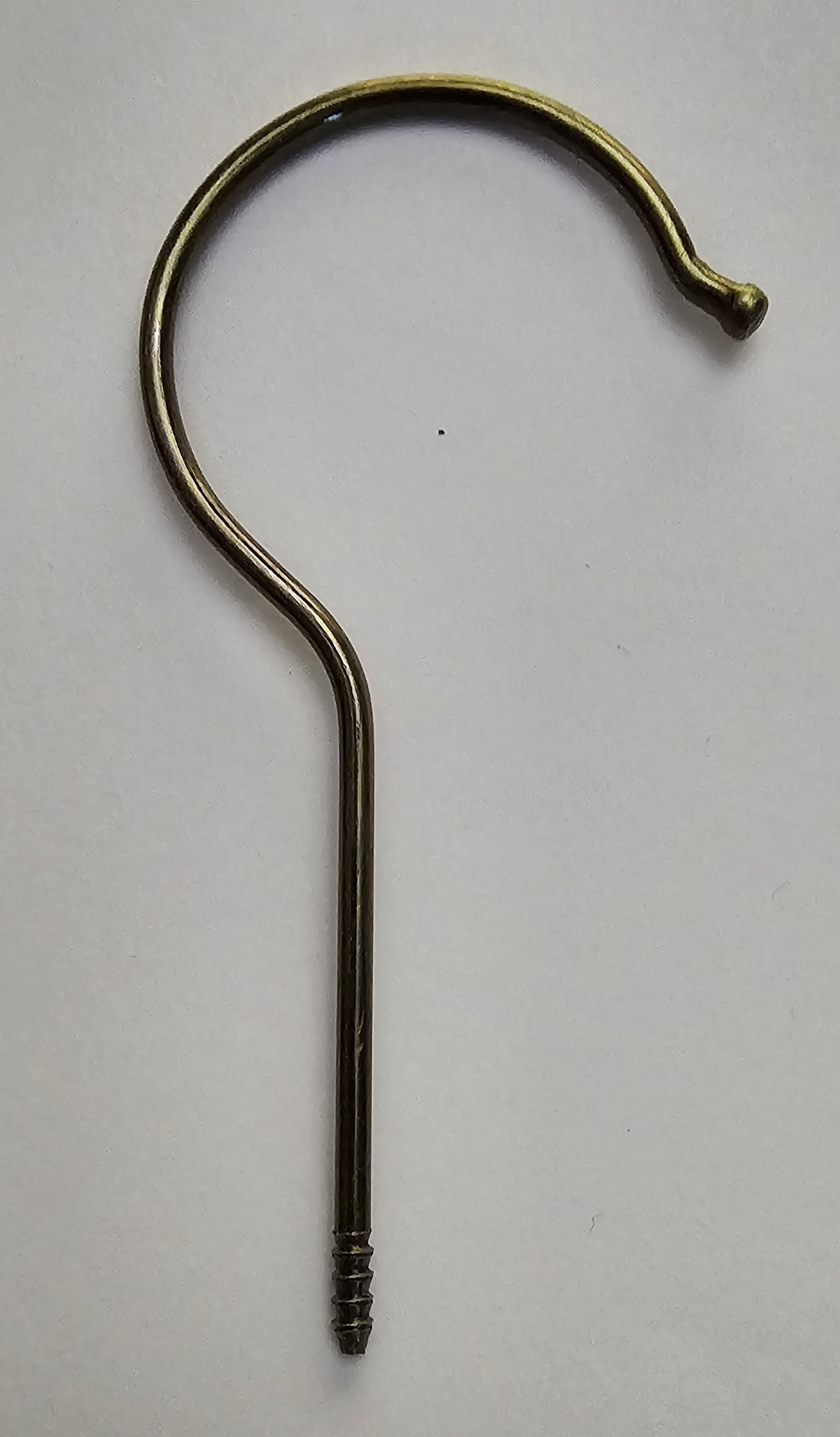 25 Pack Stainless Steel Bronze Electroplated Threaded Hanger Hooks DIY ...