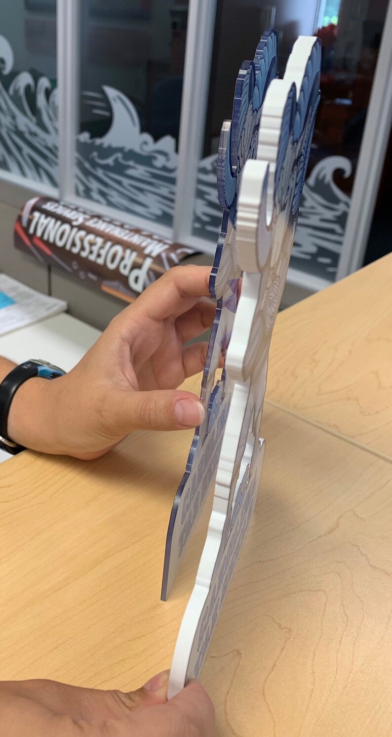 8" UNC Mascot Standee - Etsy