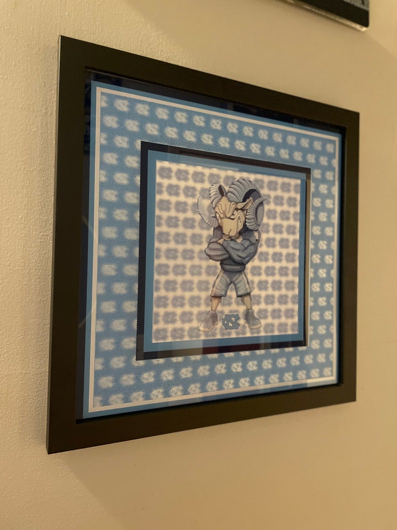 UNC Tarheel Mascot Custom Wall Hanging - Etsy
