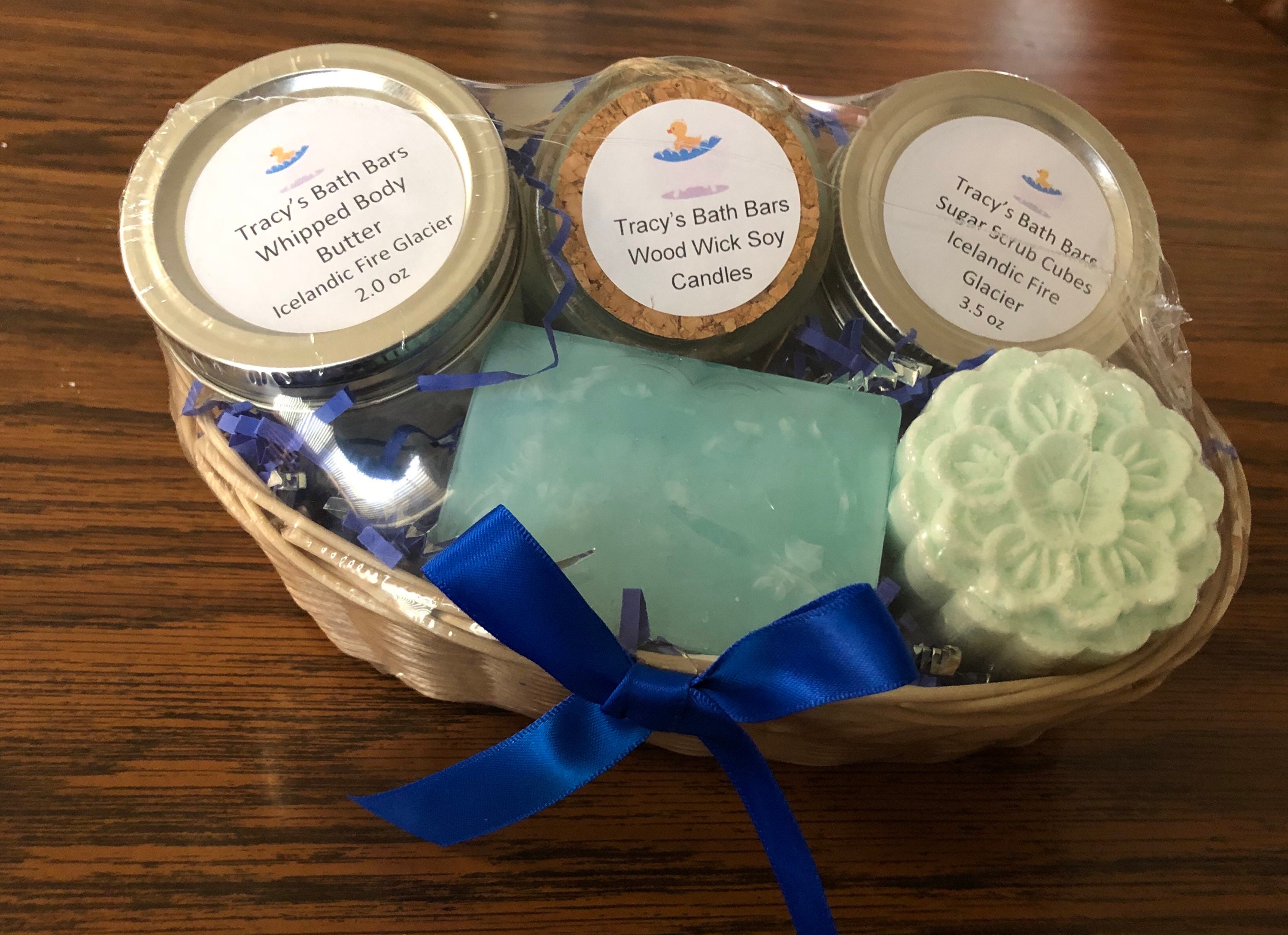 Icelandic Eldjokull Gift Basket/volcanic Ash Soap/iceland/blue Water ...