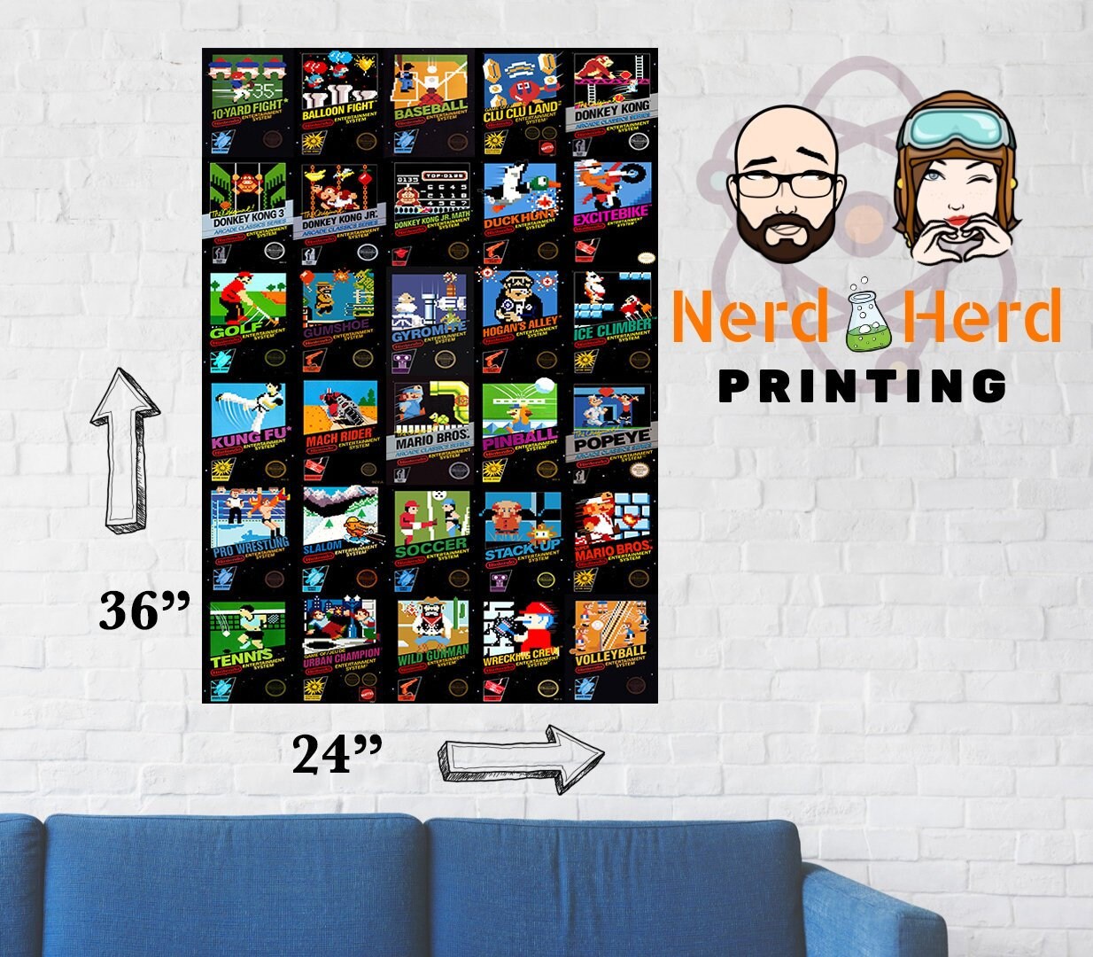 Custom Black Box NES Box Cover Art Poster | Etsy