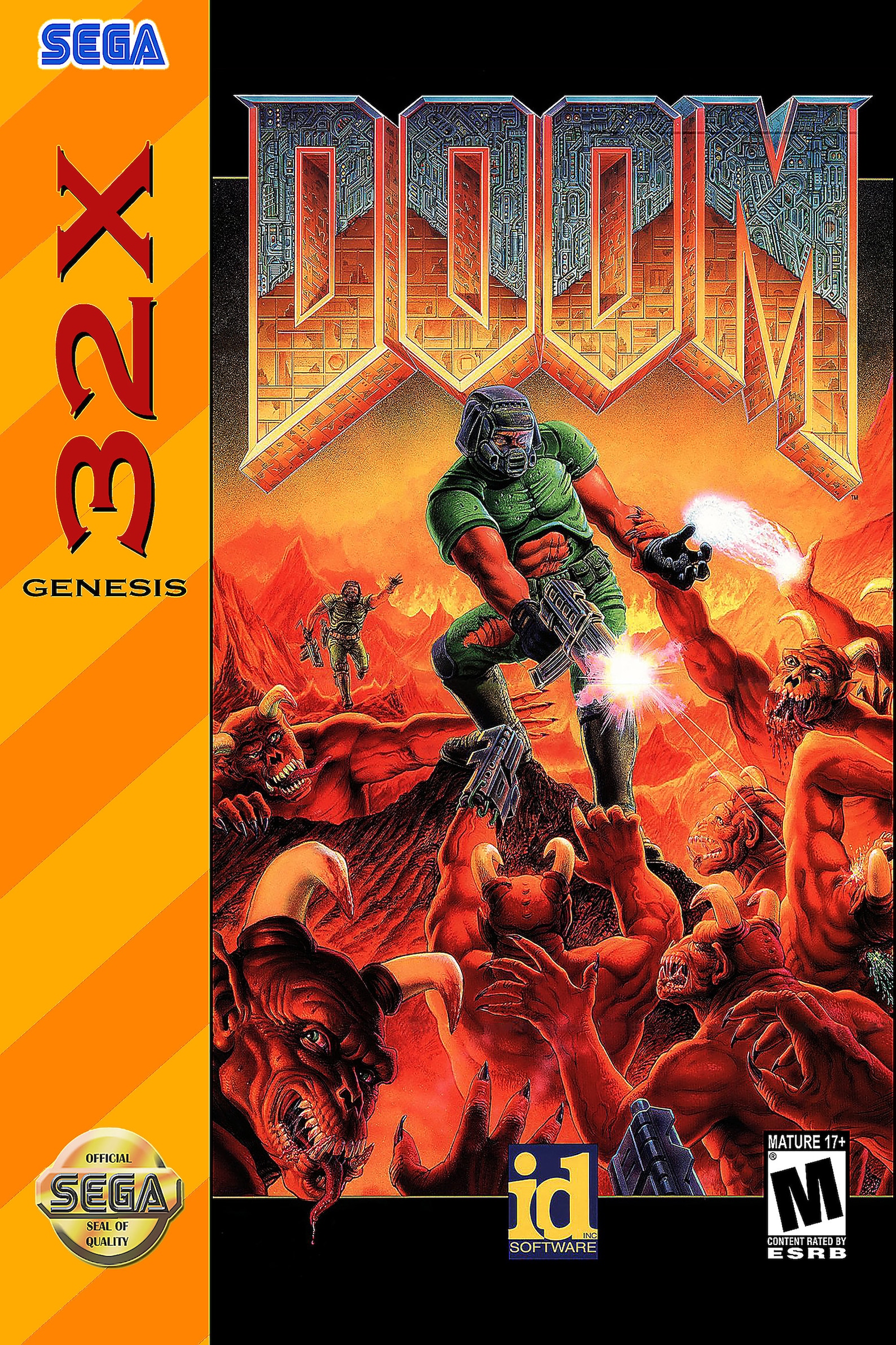 DOOM Sega 32X Box Cover Art Poster Multiple Sizes and Paper | Etsy