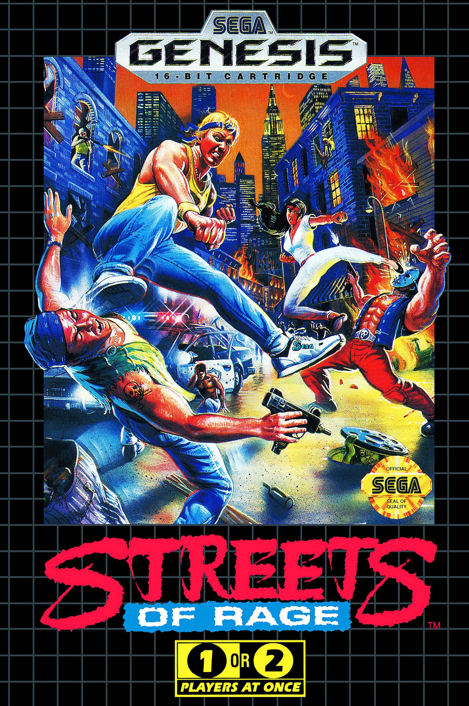Streets of Rage Sega Genesis Game Box Cover Art Poster | Etsy