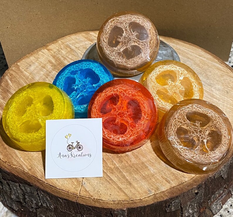 Loofah Soaps New Colors Scents Added Honey Cappuccino Etsy