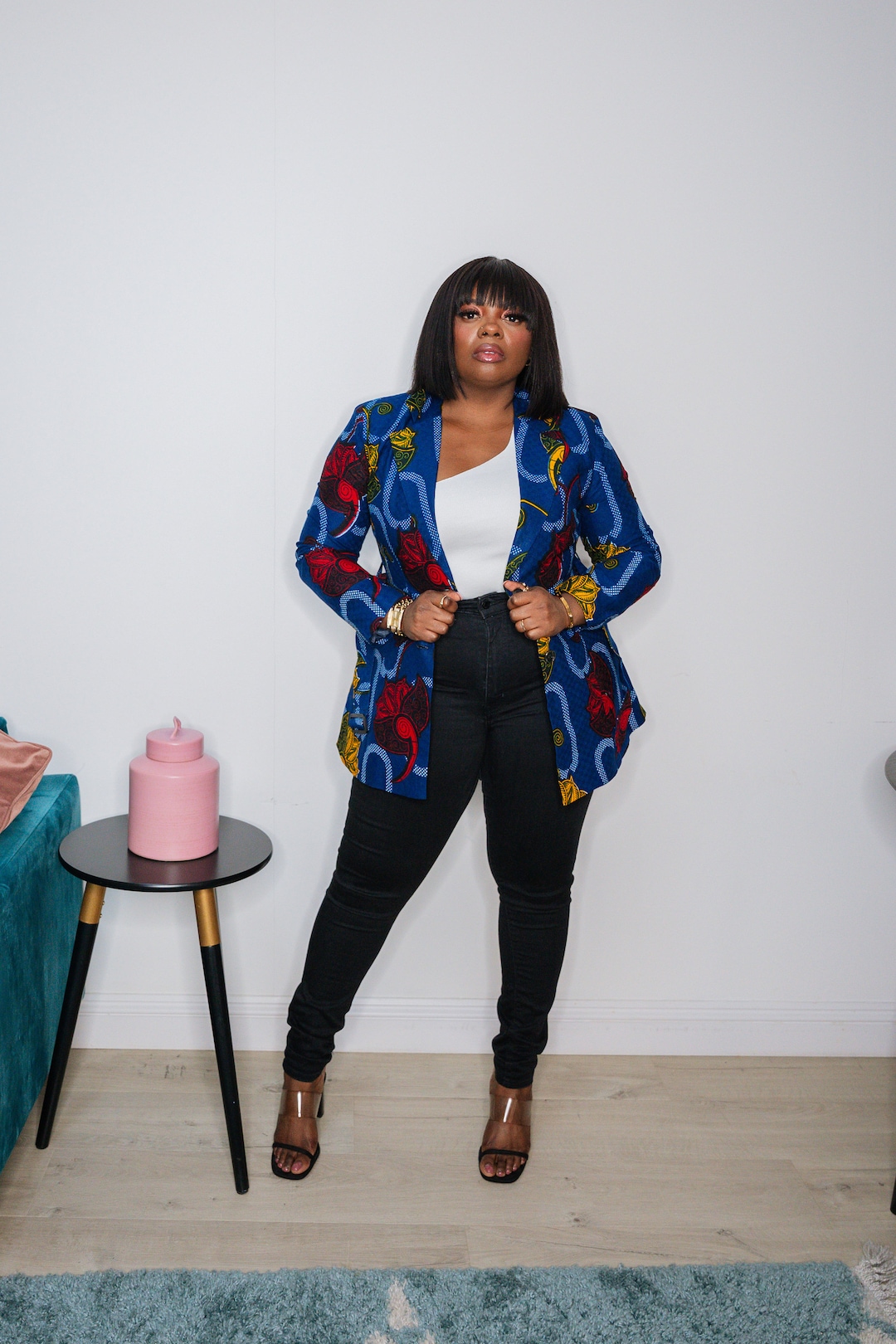 Mia African Print Blazer, Ankara Blazer, African Print Jacket, Ankara ...