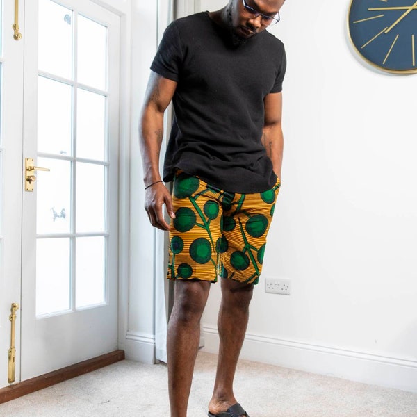 African Print Shorts - Etsy