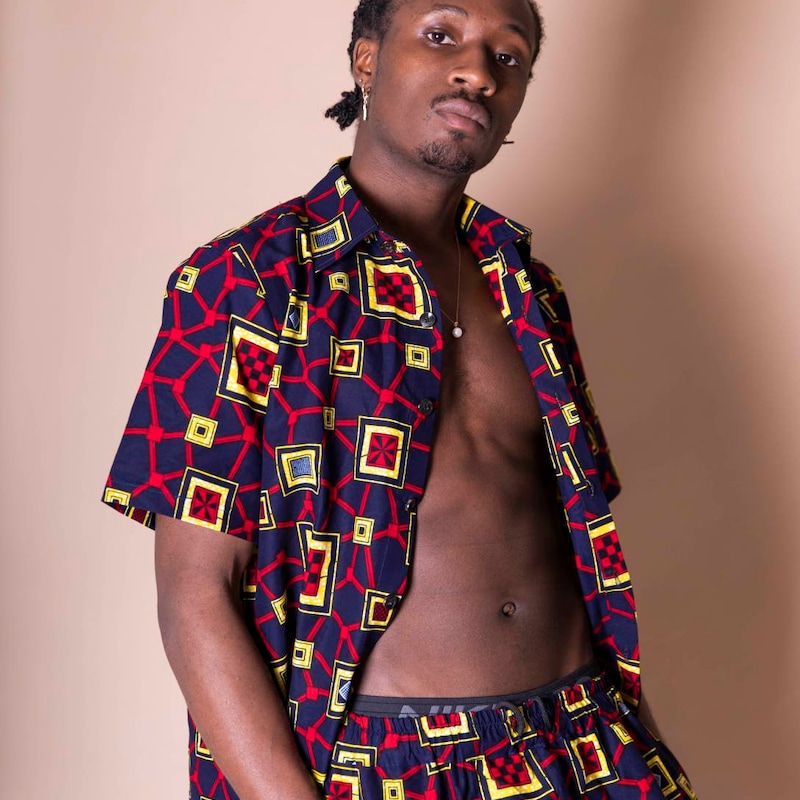 African Print Shirt - Etsy