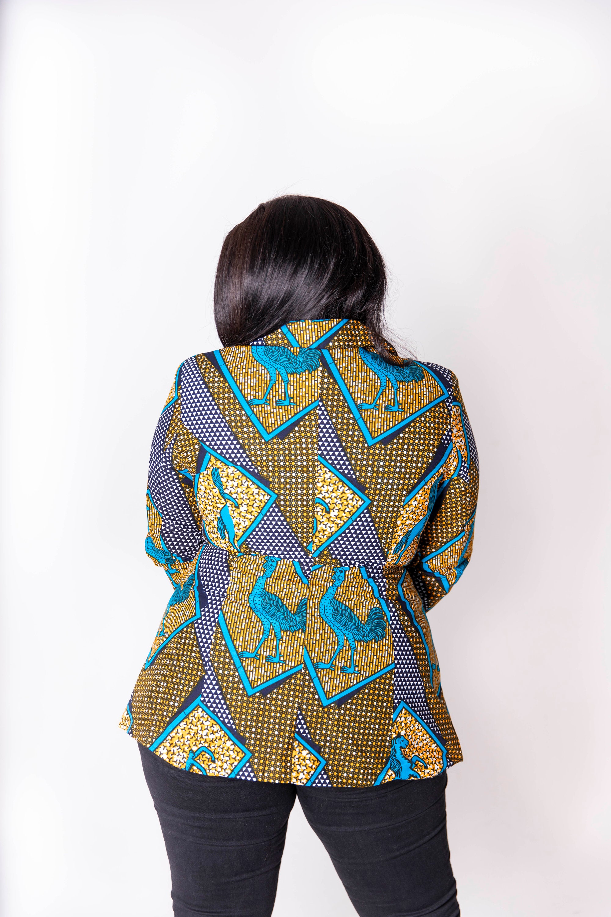 Fumi African Print Blazer, Ankara Blazer, African Print Jacket, Ankara ...
