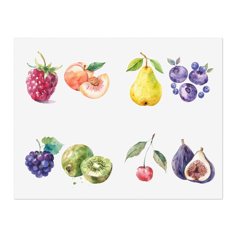 Fruit Stickers - Etsy