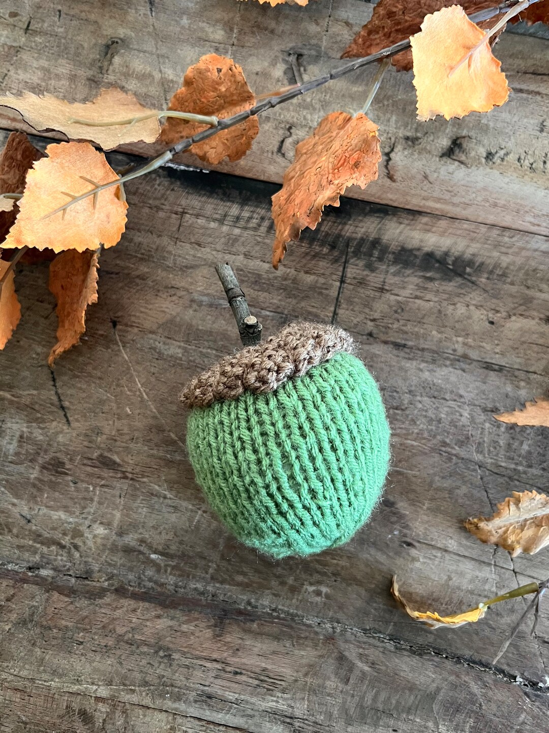 Knit Acorn - Etsy