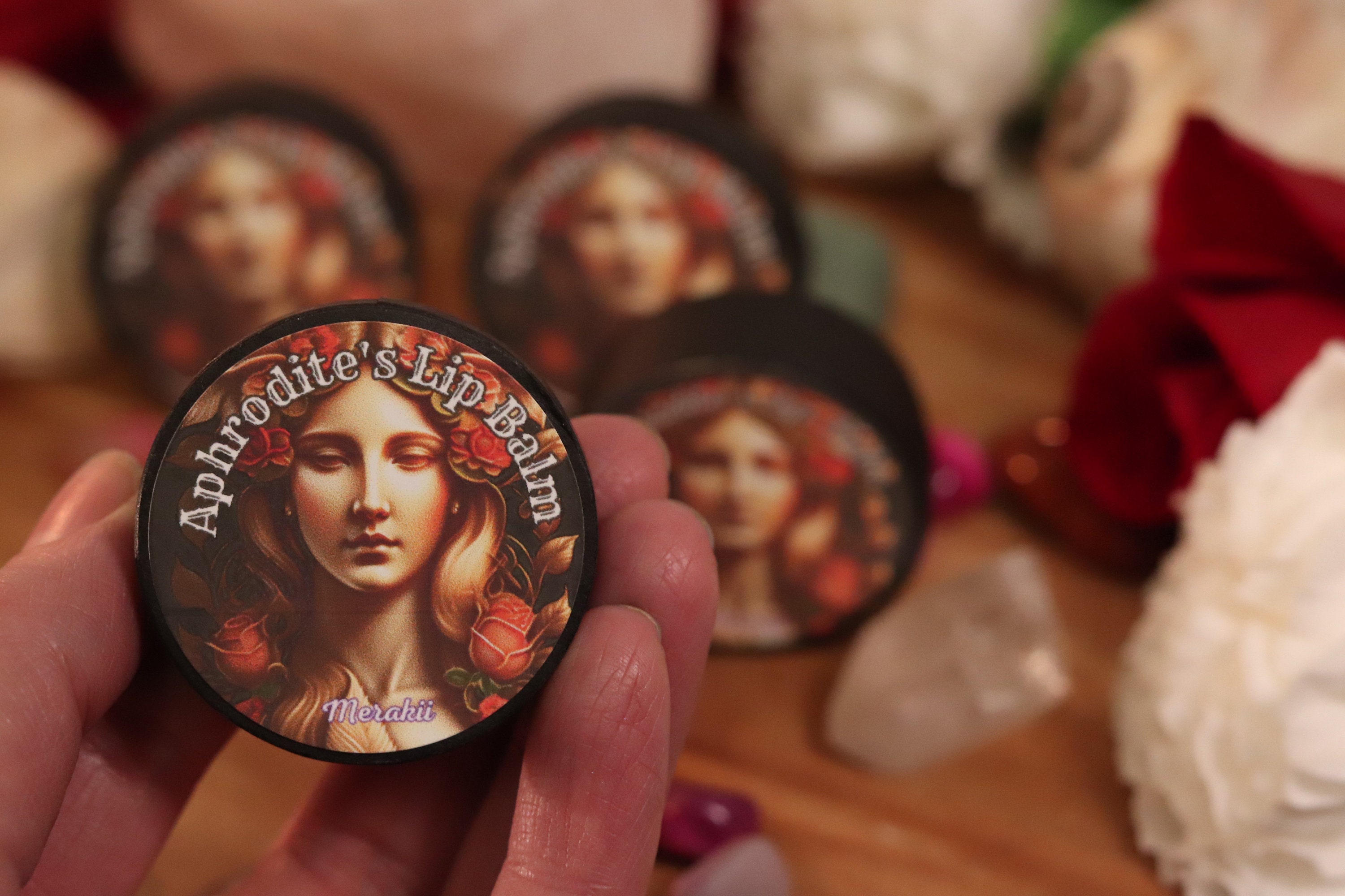 Aphrodite's Lips Organic Rose Wax and Beeswax Lip Balm Holistic ...