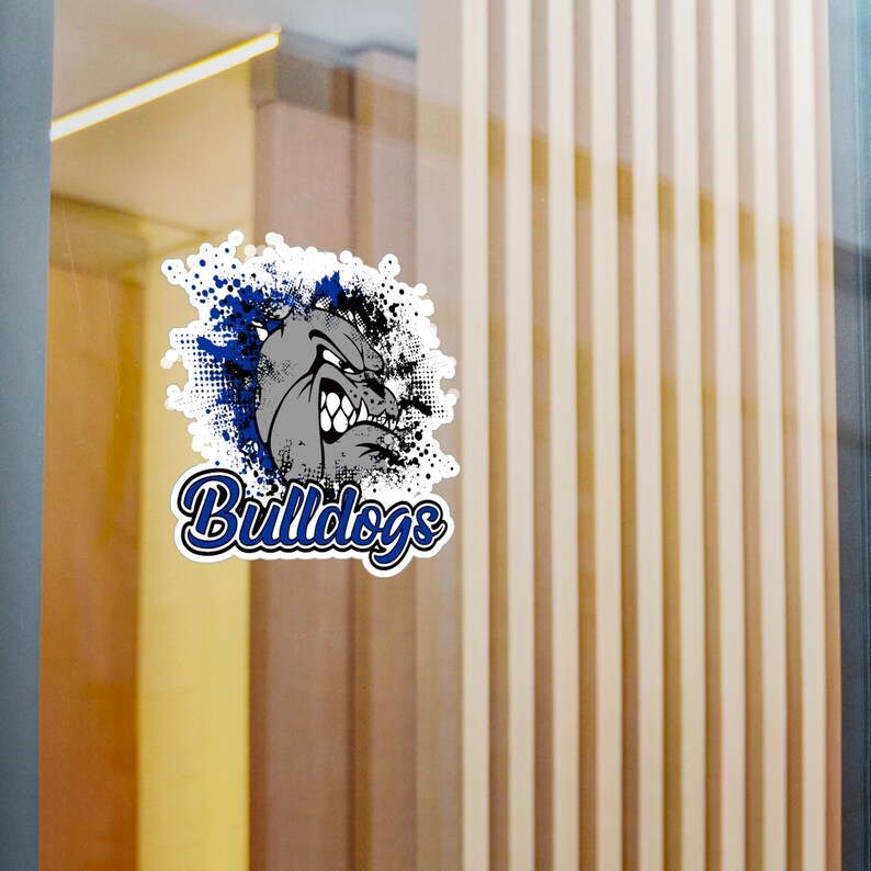 Bulldog Vinyl Decals, Custom Stickers for Dog Lovers, Sports Decor ...