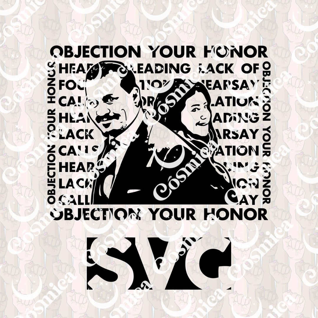 Johnny Depp and Camille Vasquez SVG Objection Your Honor Hearsay ...