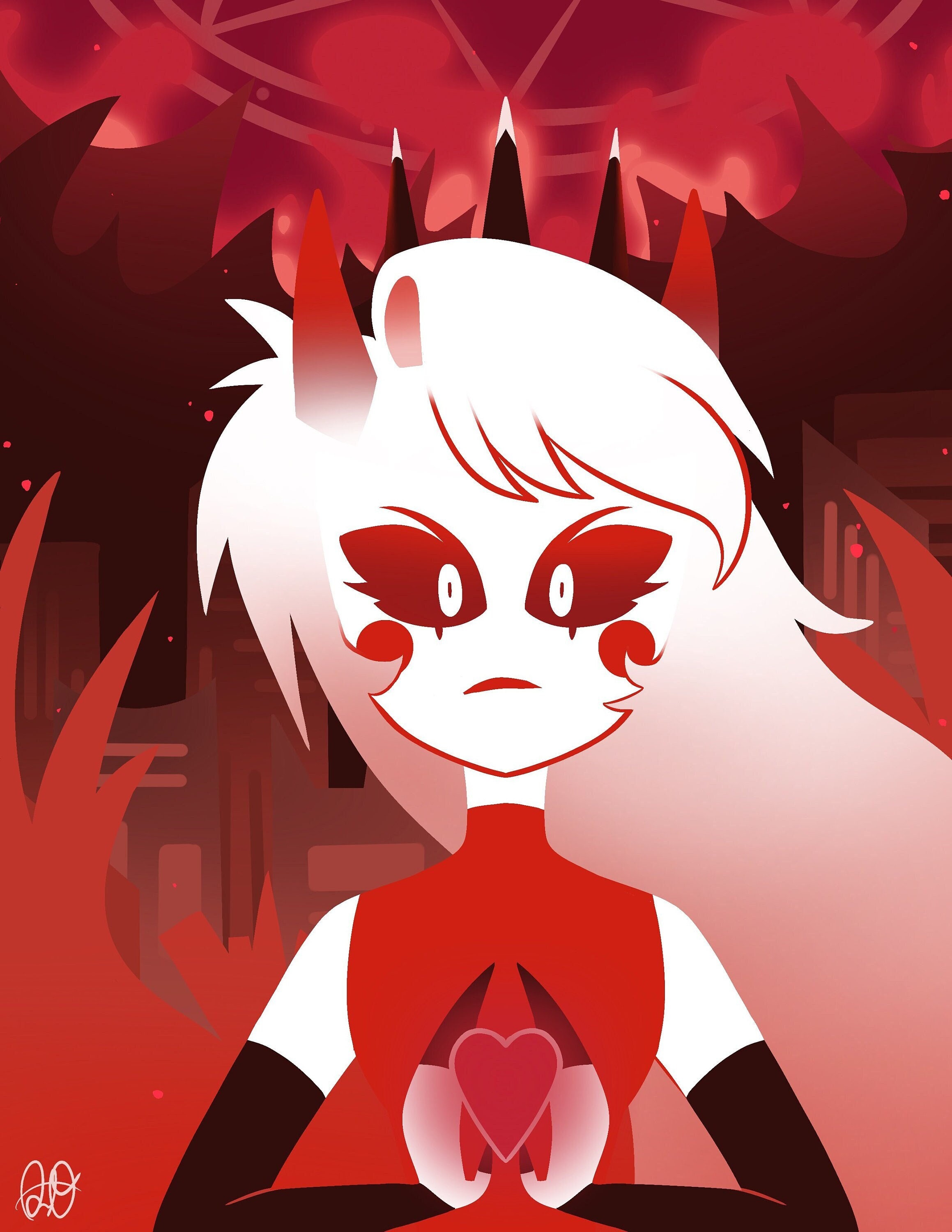 Princess of Hell | Charlie | Hazbin Hotel Print - Etsy