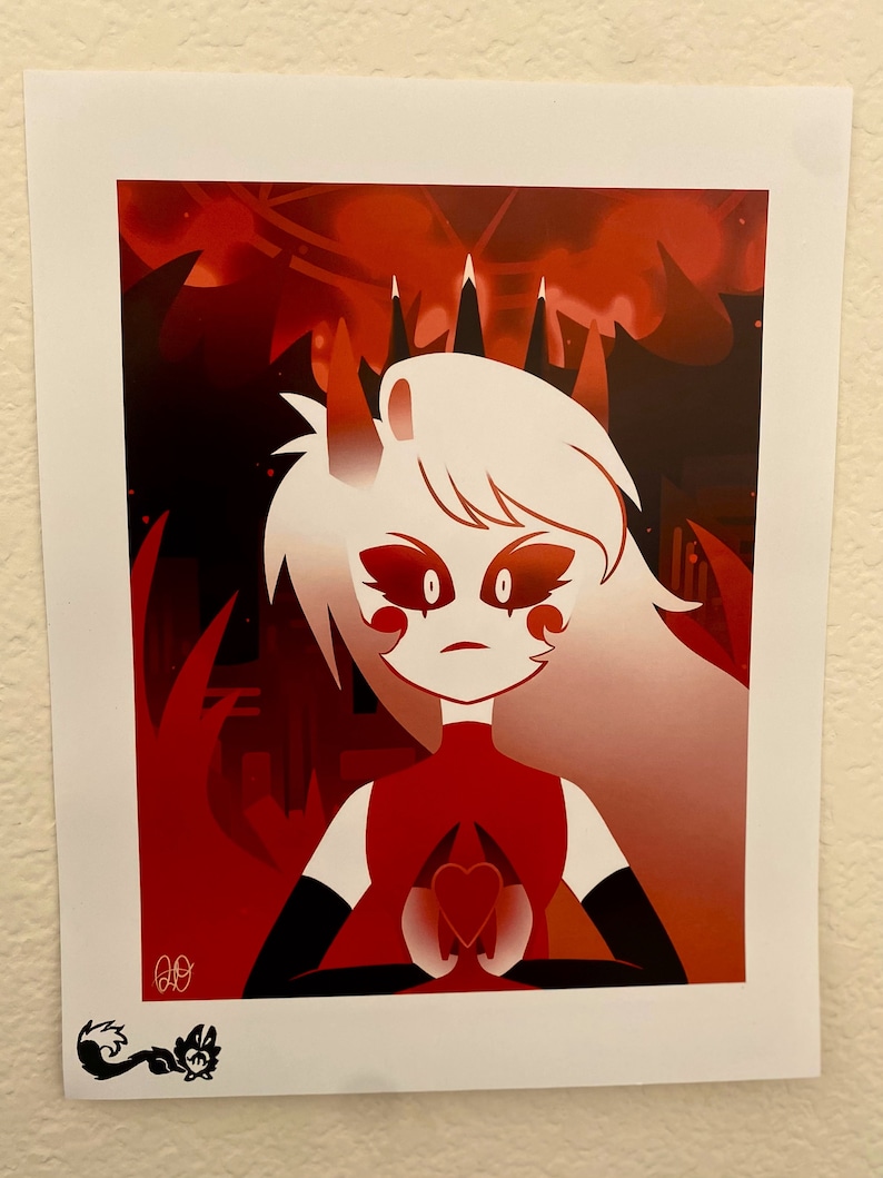 Princess of Hell Charlie Hazbin Hotel Print - Etsy