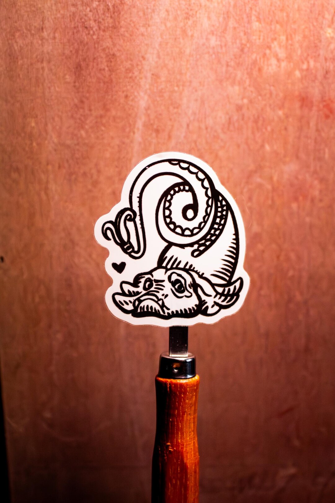 Larry the Sea Monster | Vinyl Sticker - Etsy