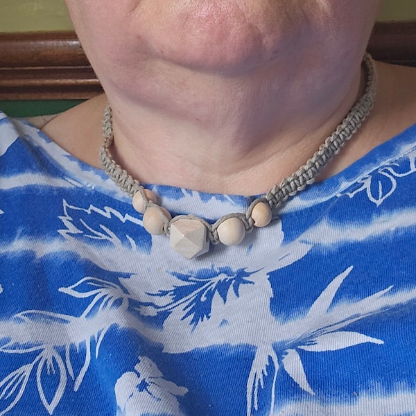 Hemp Choker Necklace - Etsy