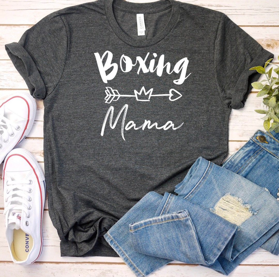 Boxing Mom T-shirt, Mom Boxing T-shirts, Personalized Boxing Mom T ...