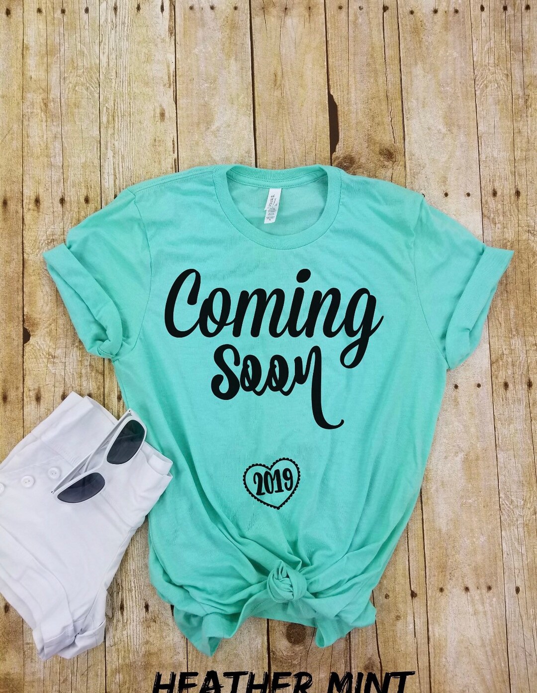 Coming Soon New Mom Birth Annoucement T-shirt Baby - Etsy