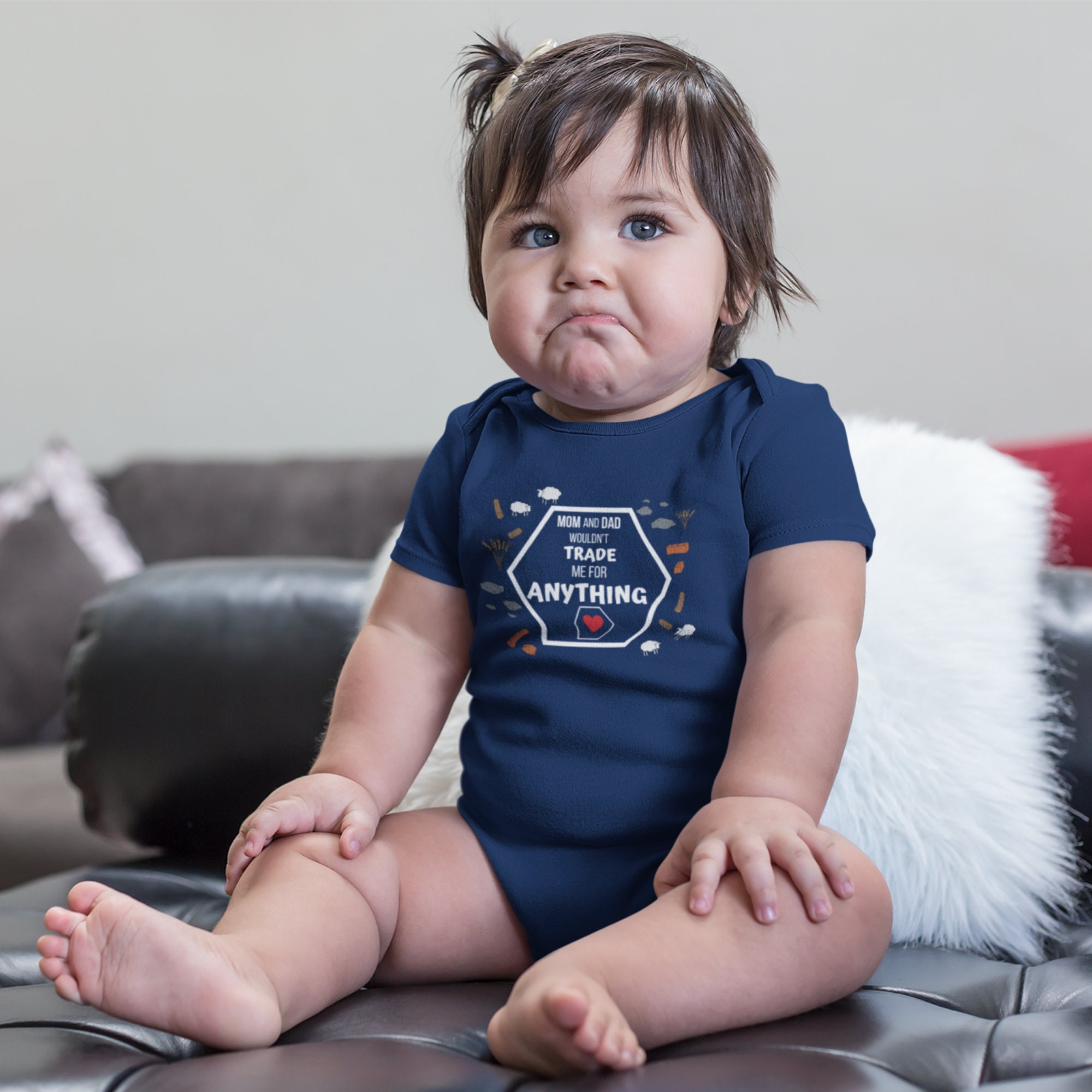 Funny Board Game Inspired Catan Baby Bodysuit / Resource Settlers Board ...