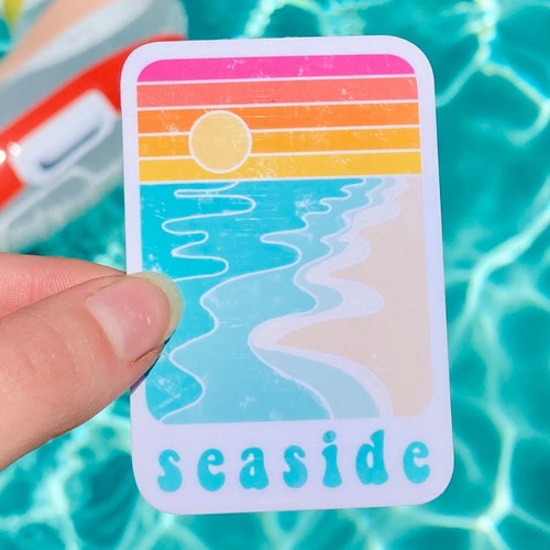 Lifes a Beach Enjoy the Waves Vinyl Sticker Beach Stickers - Etsy