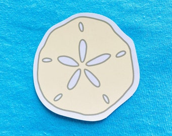 Sand Dollar Sticker | Etsy