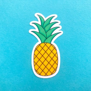 Pineapple Sticker - Etsy