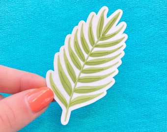 Palm Leaf Stickers | Etsy