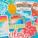 Hawaii Sticker Pack | Etsy