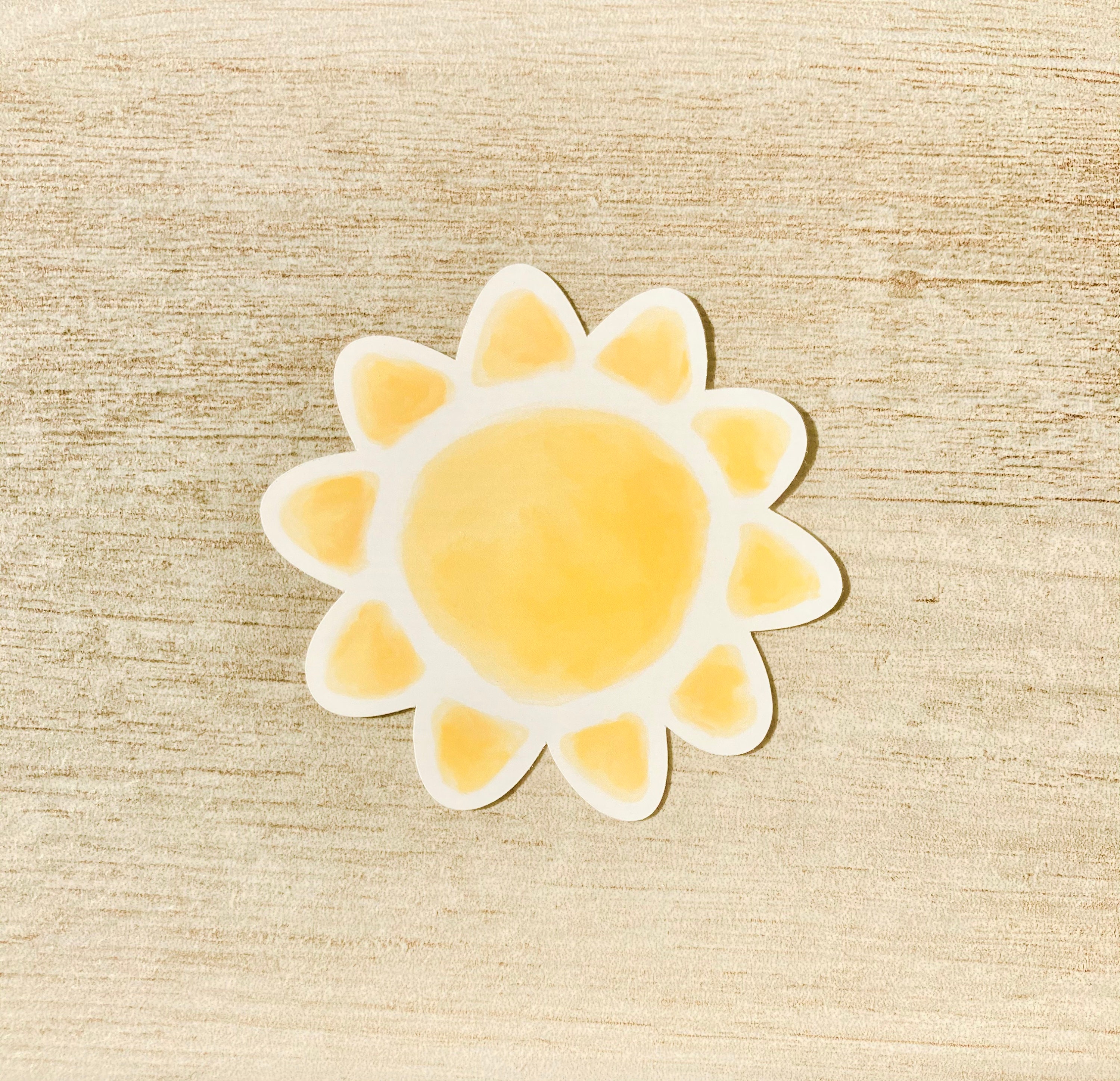 Sun Sticker | Etsy
