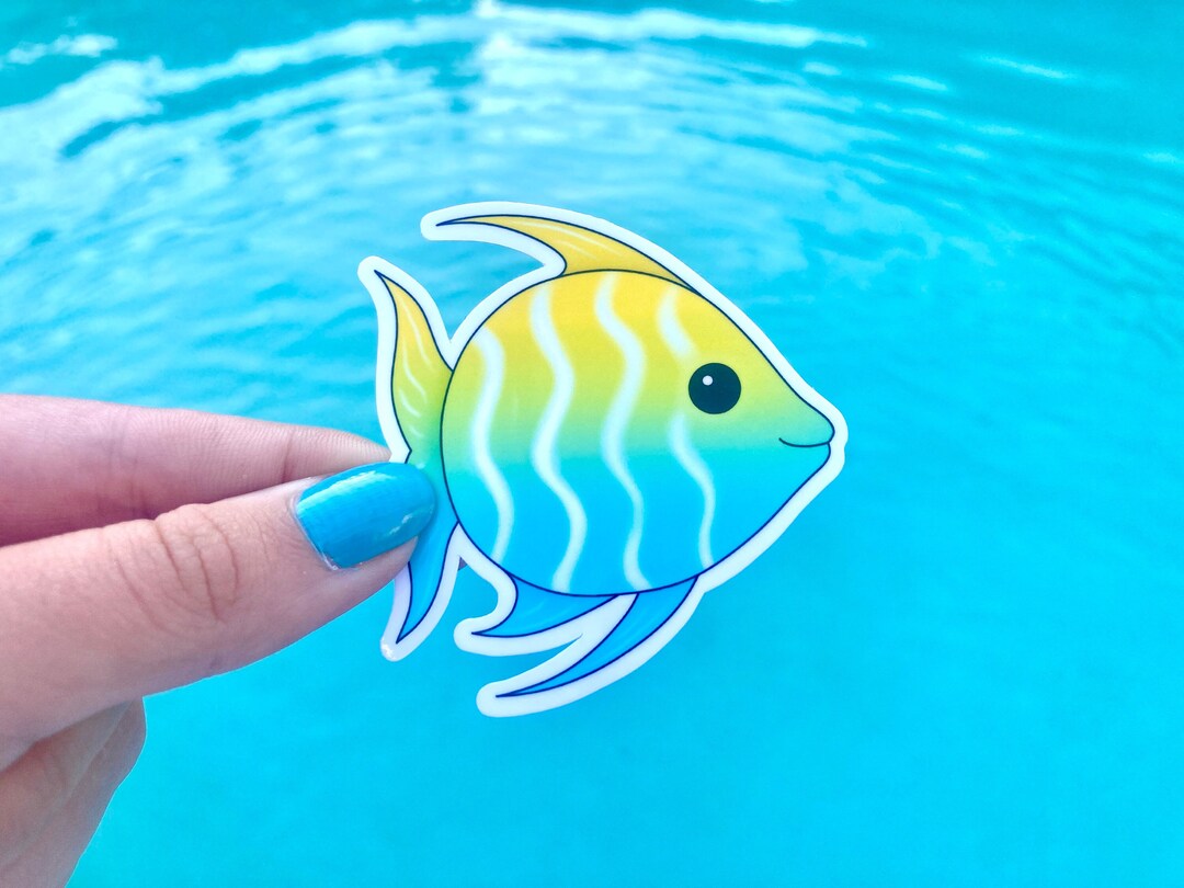 Tropical Fish Sticker - Etsy