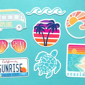 California Sticker Pack - Etsy