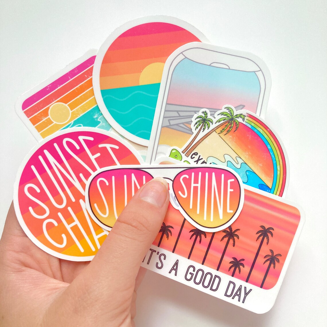 Sunset Sticker Pack - Etsy