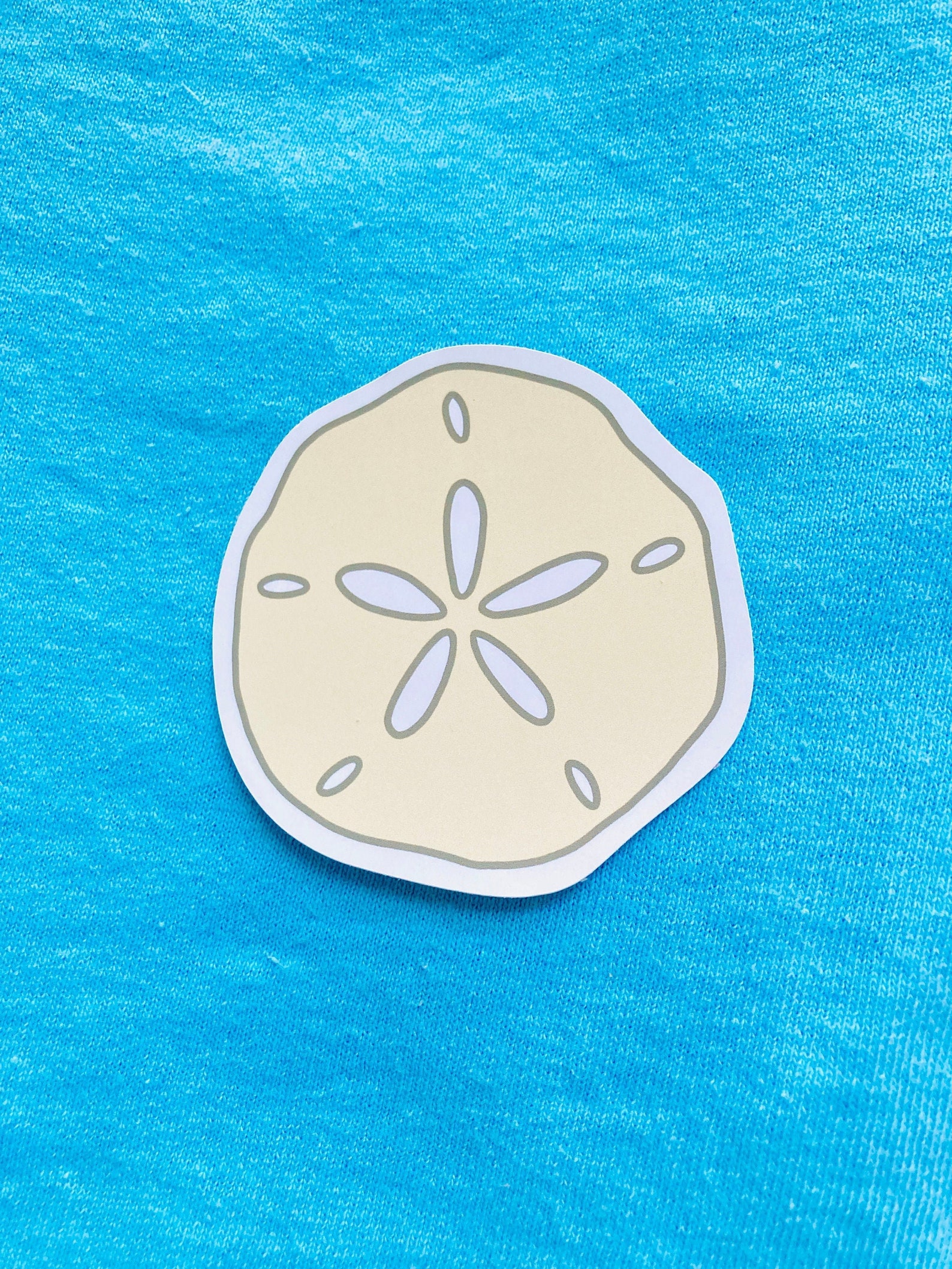 Sand Dollar Sticker | Etsy