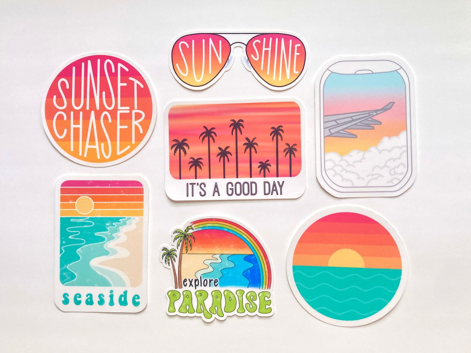 Sunset Sticker Pack - Etsy