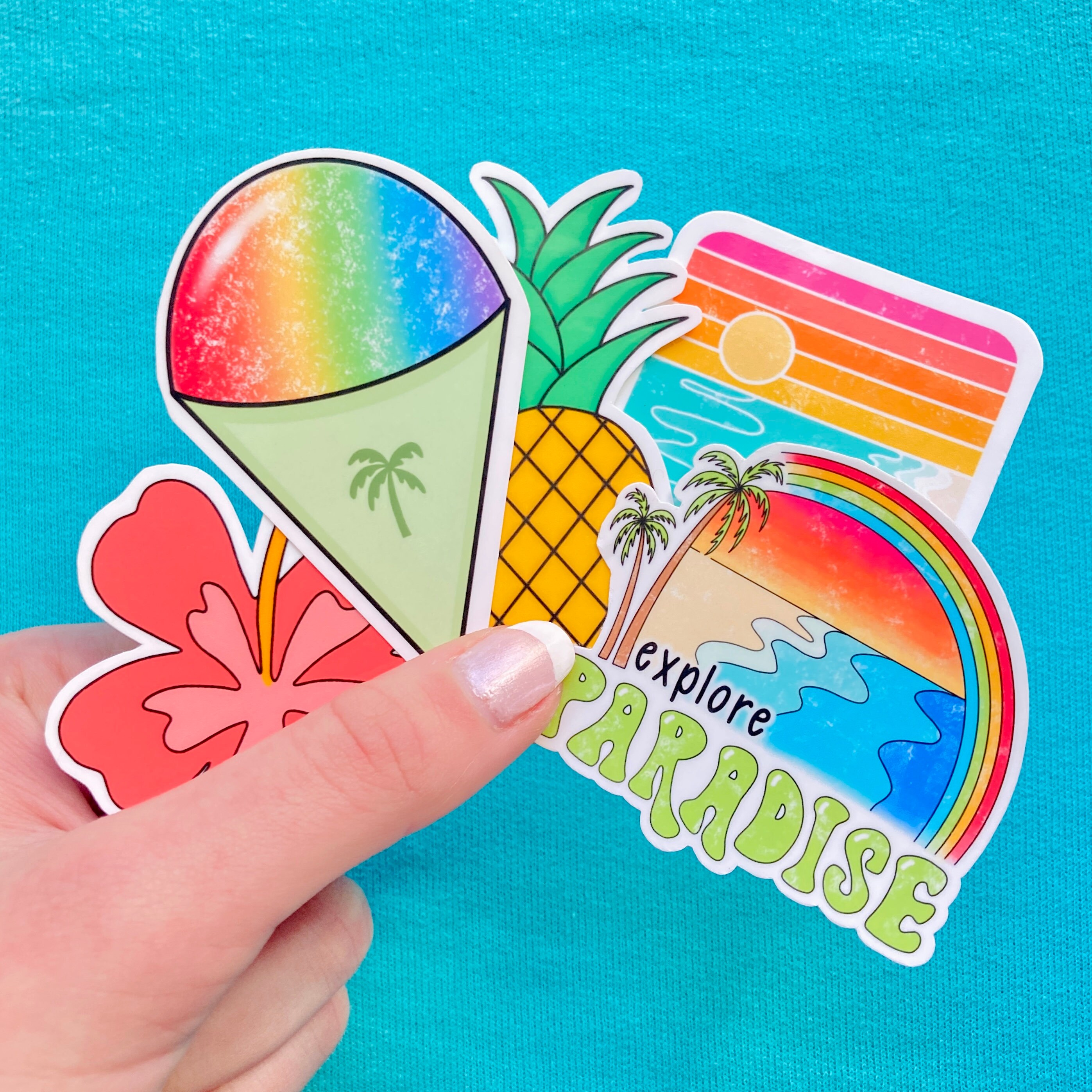 Hawaii Sticker Pack - Etsy