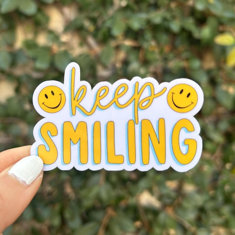 Smile Stickers - Etsy