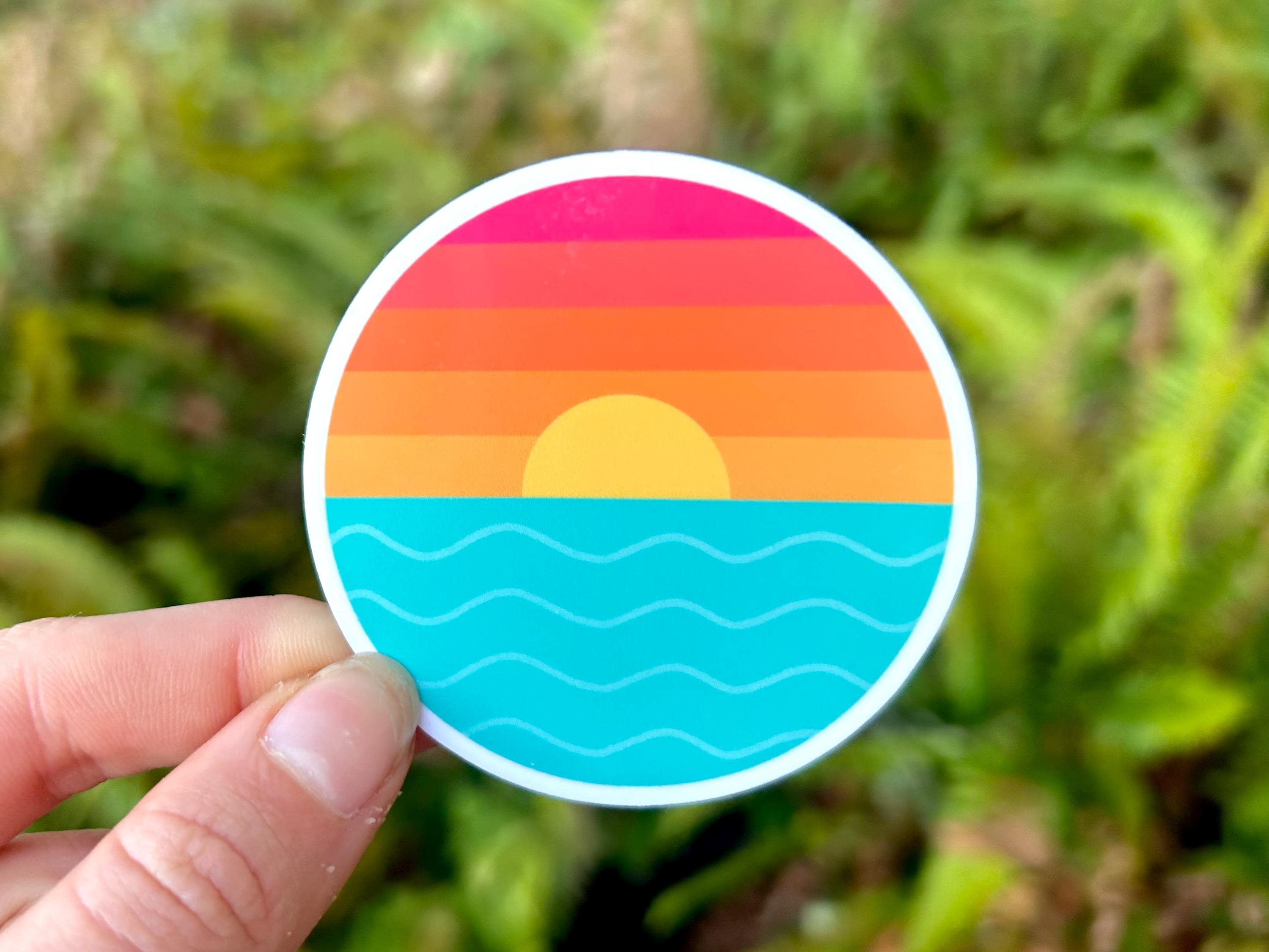 Ocean Sunset Sticker - Etsy