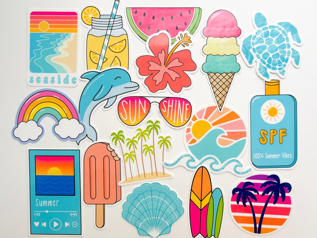 Summer Sticker Pack - Etsy