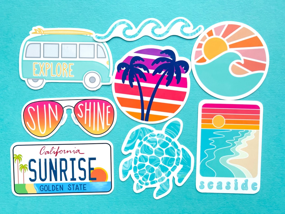 California Sticker Pack - Etsy