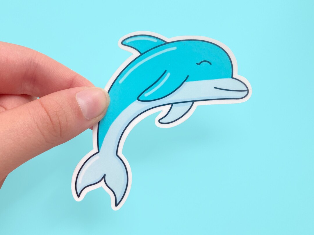 Dolphin Sticker - Etsy