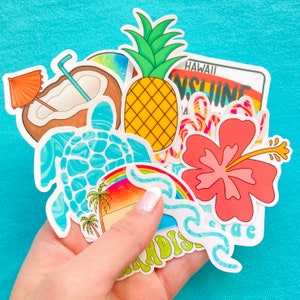 Hawaii Sticker Pack | Etsy