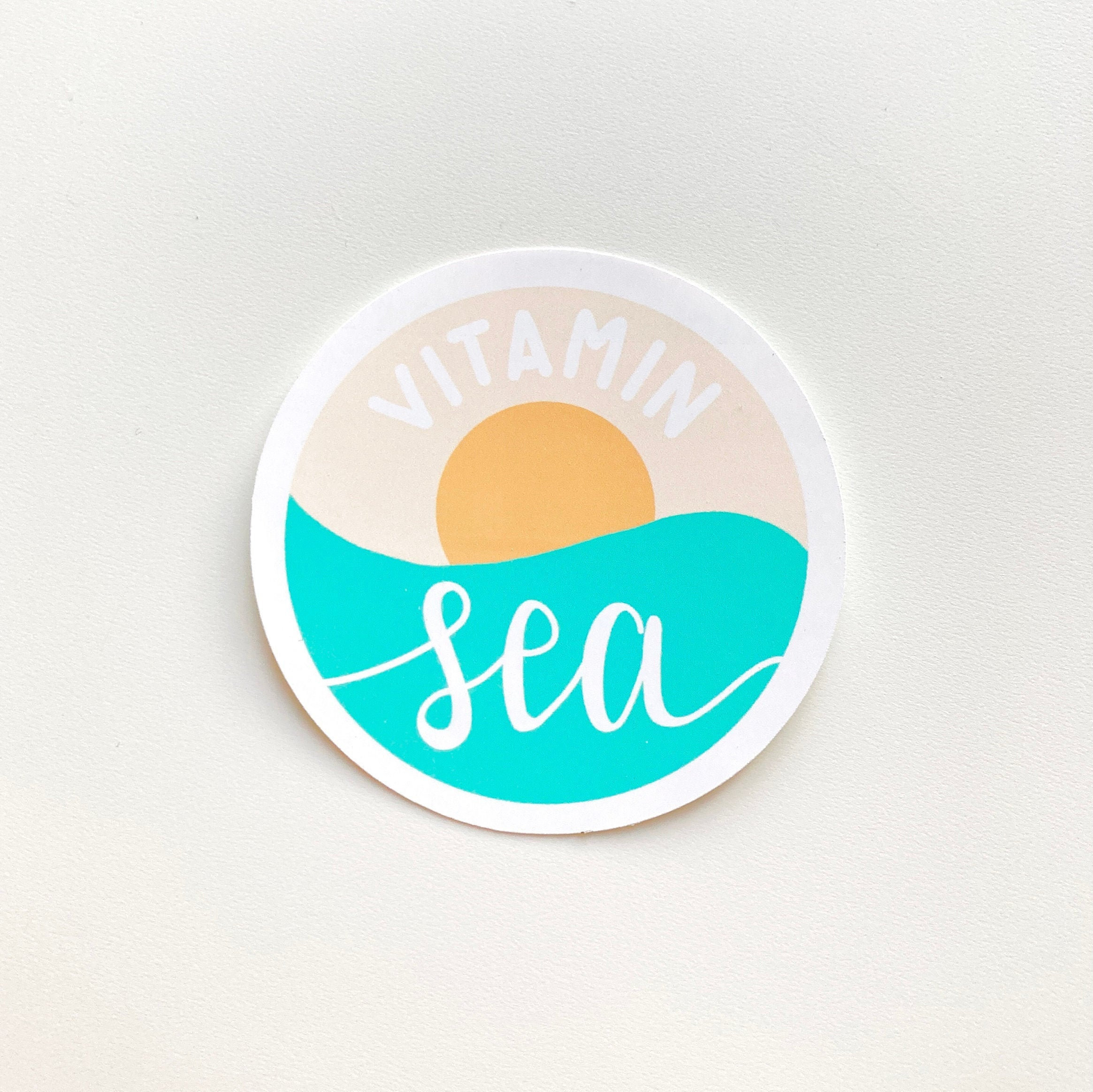 Vitamin Sea Sticker | Etsy