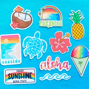 Hawaii Sticker Pack - Etsy