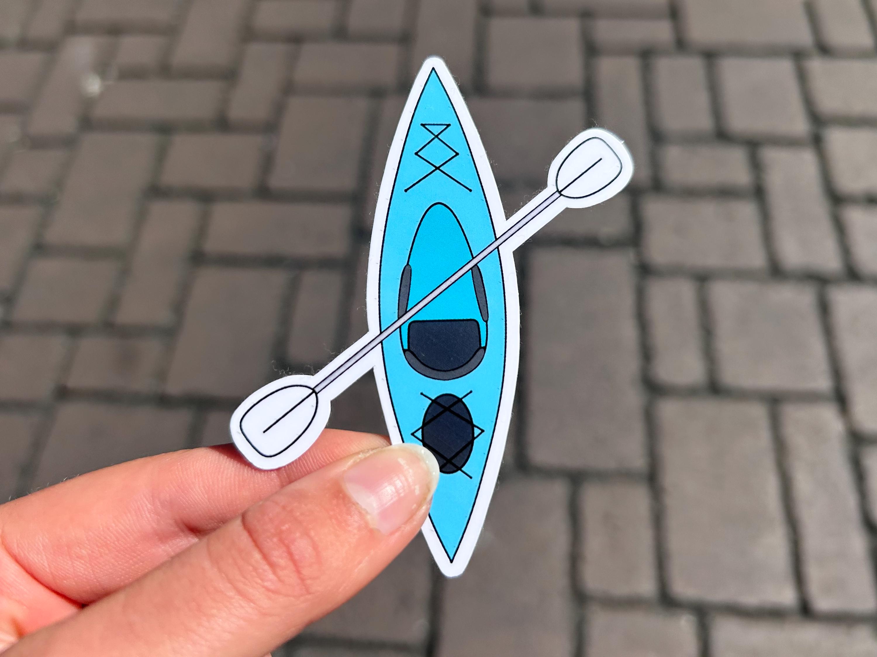 Kayak Stickers - Waterproof Gloss Kayak Stickers - Etsy